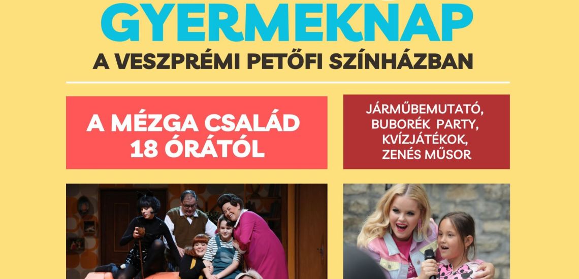 Színházi Gyermeknap a Veszprémi Petőfi Színházban | Veszprémi Petőfi Színház